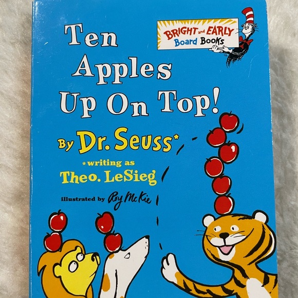 Other | Copy Dr Seuss Ten Apples Up On Top Board Book | Poshmark